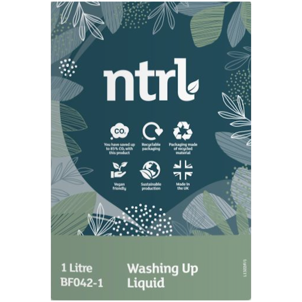 Jangro NTRL Washing up Liquid 1L - BF042-1 – Maintenance Supply Co