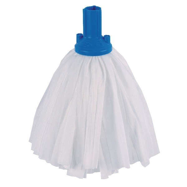 Exel Big White Mop Blue HA024-B - 102199 BLUE – Maintenance Supply Co
