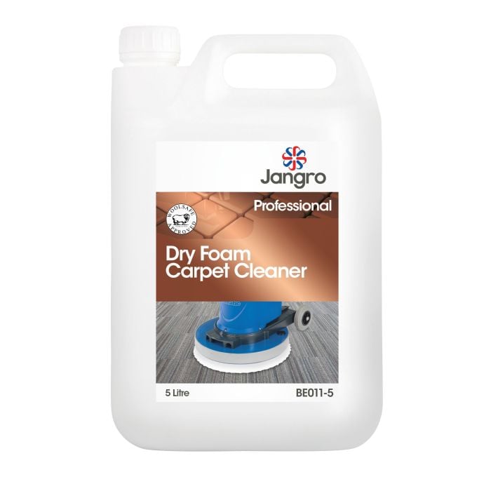 Jangro Dry Foam Carpet Cleaner 5L - BE011-5 | WoolSafe Approved Carpet ...